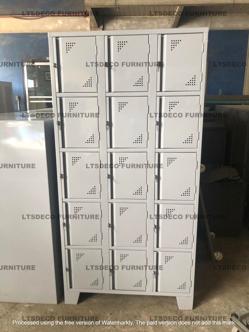 15 DOOR STEEL LOCKER OFFICE PARTITION, Furniture & Home Living, Office ...