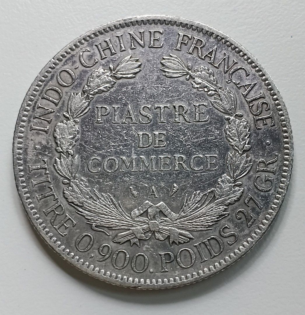 1908 French Indo-China Piastre Coin, Hobbies & Toys, Memorabilia ...