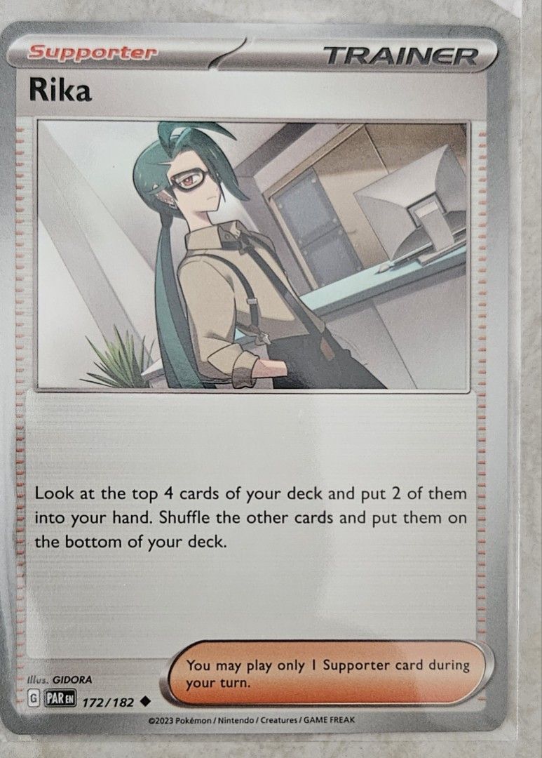 2023 Pokemon Paradox Rift 172 Rika, Hobbies & Toys, Toys & Games on ...