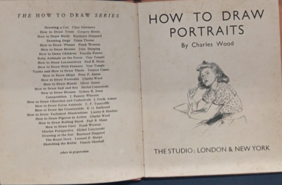 40s How to Draw Series Figures & Portraits In Action Books, Hobbies ...