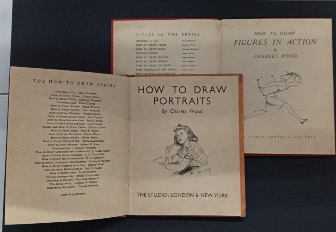40s How to Draw Series Figures & Portraits In Action Books, Hobbies ...
