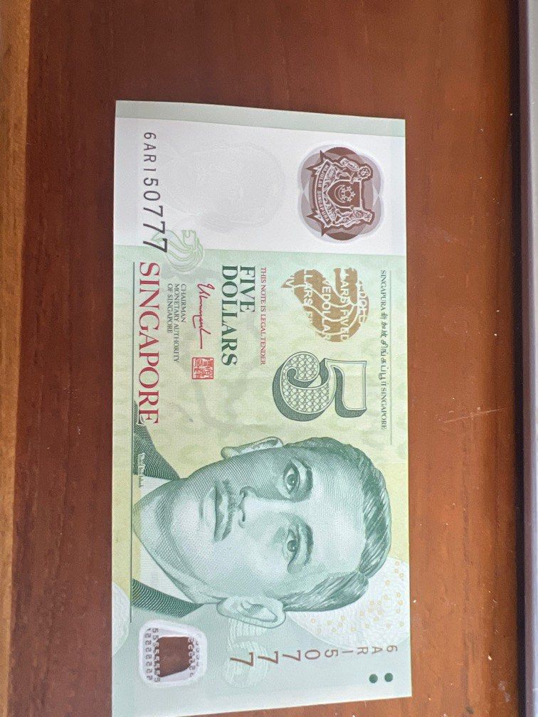 $5 note with nice number, Hobbies & Toys, Memorabilia & Collectibles ...