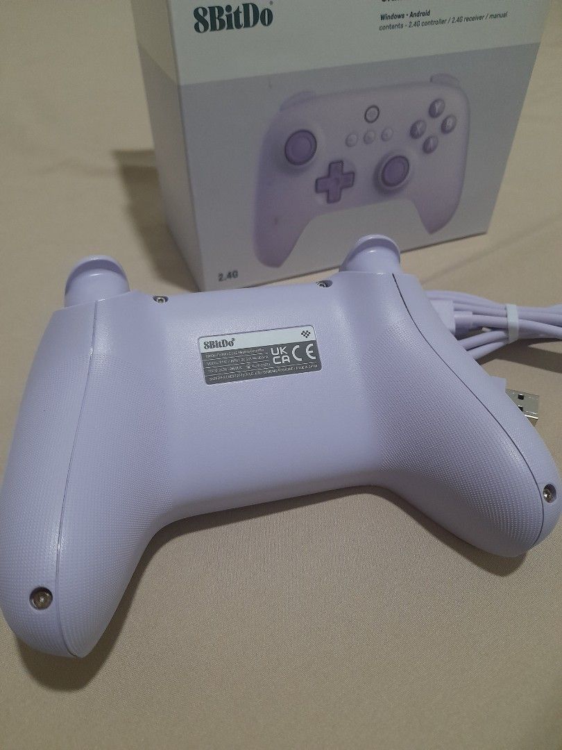 8BitDo Ultimate C 2.4G Wireless Controller - Purple, Video Gaming ...