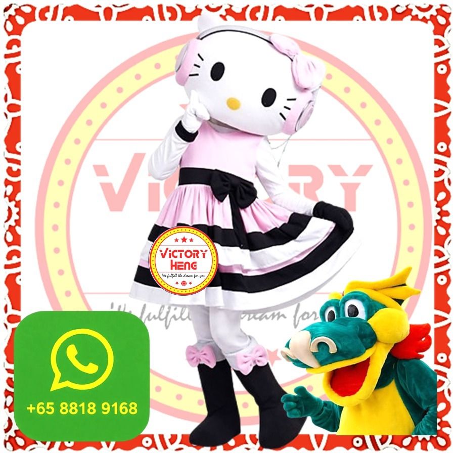 🎀 Hello Kitty - Purple Dress Mascot, Hobbies & Toys, Occasions & Party ...