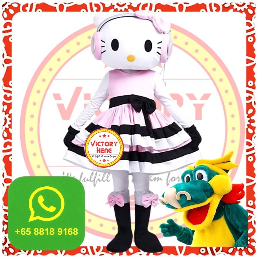 🎀 Hello Kitty - Purple Dress Mascot, Hobbies & Toys, Occasions & Party ...