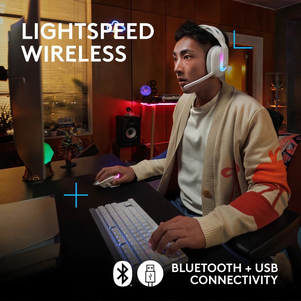🎧 Logitech G522 LIGHTSPEED Wireless Gaming Headset – Black & White ...