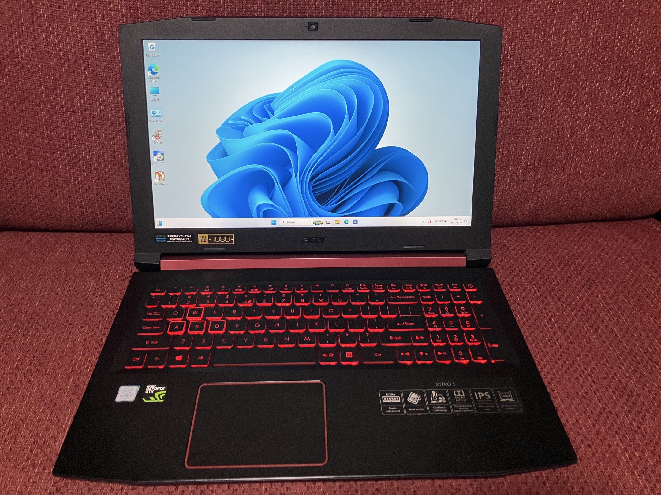 Acer 15 inch 7th gen i7 Nitro 5 Gaming Laptop, Computers & Tech ...