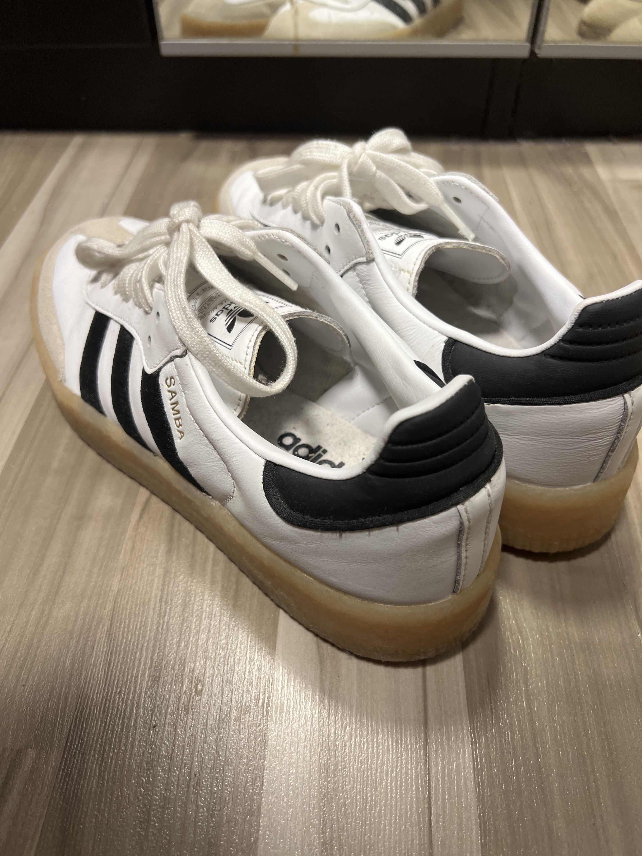 Adidas Samba OG White Black Gum Sneakers, Women's Fashion, Footwear ...
