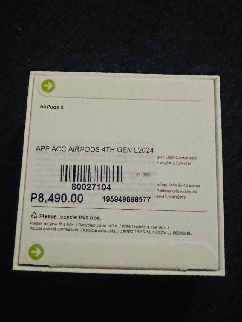 Apple AirPods 4th Gen L2024, Audio, Earphones on Carousell