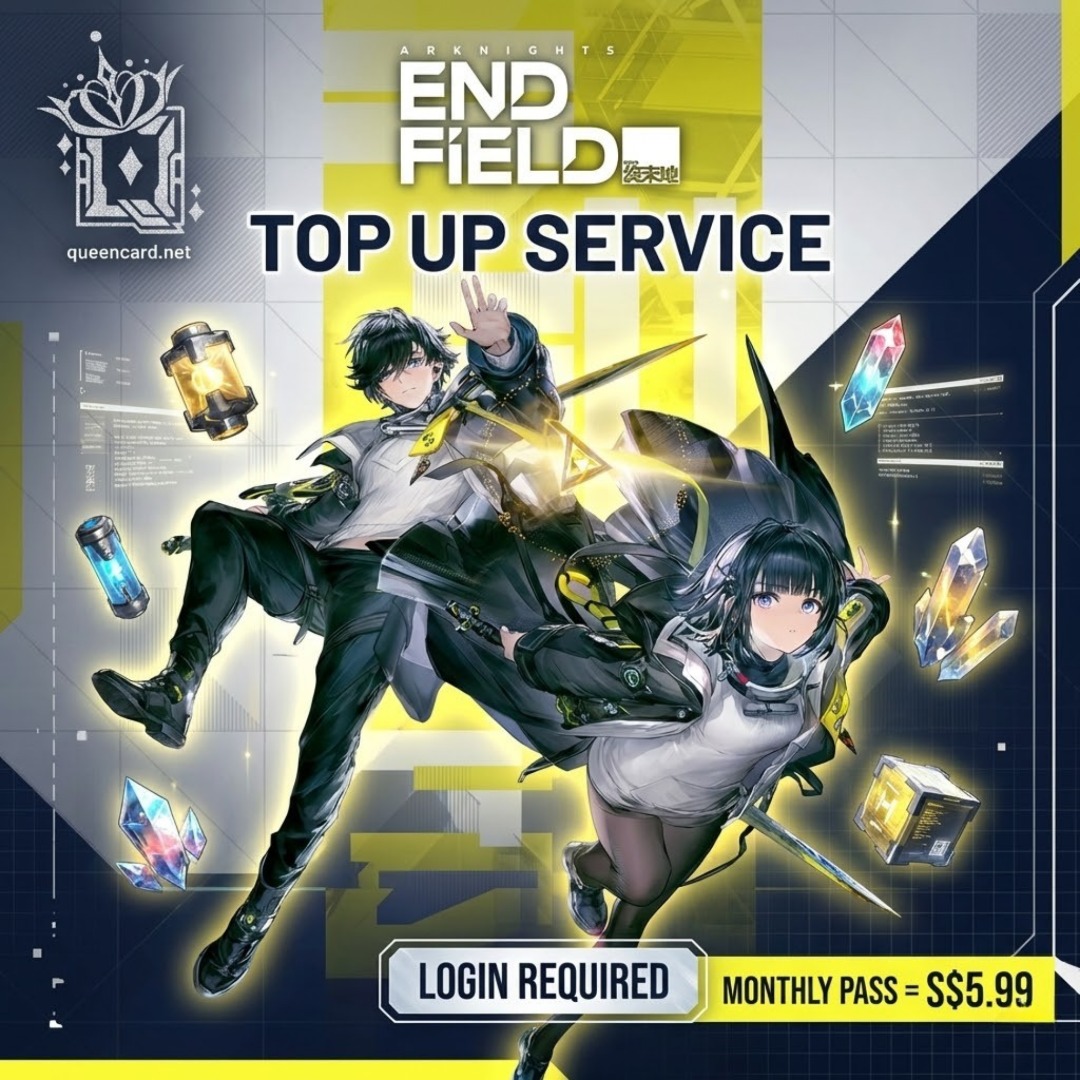 Arknights Endfield Top Up Service | CHEAP MONTHLY PASS ORUNDRUM PACKS ...