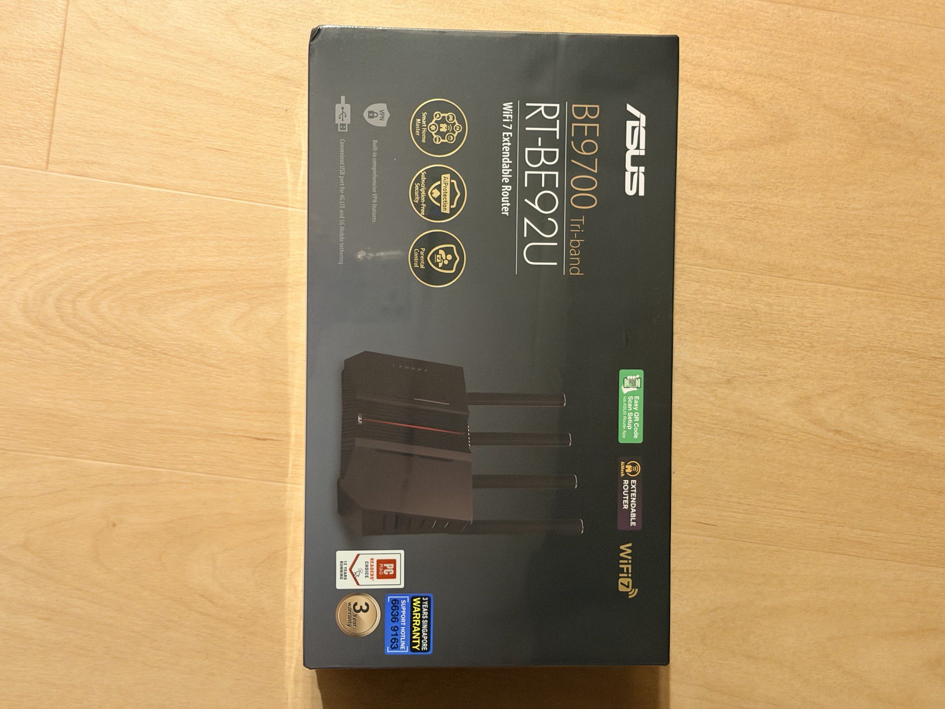 ASUS RT-BE92U BE9700 Tri-band WiFi 7 Router, Computers & Tech, Parts ...