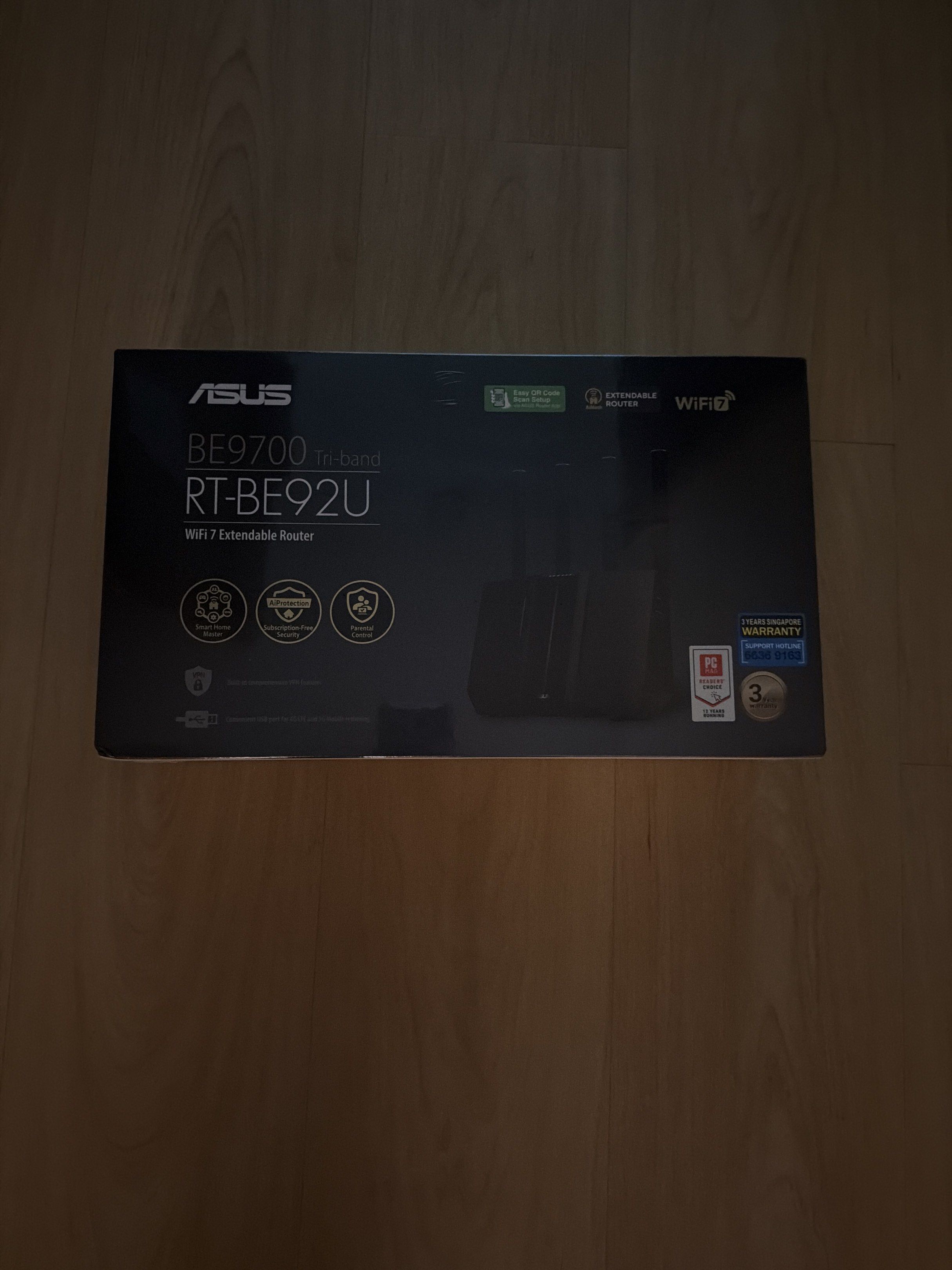 ASUS RT-BE92U BE9700 Tri-band WiFi 7 Router, Computers & Tech, Parts ...