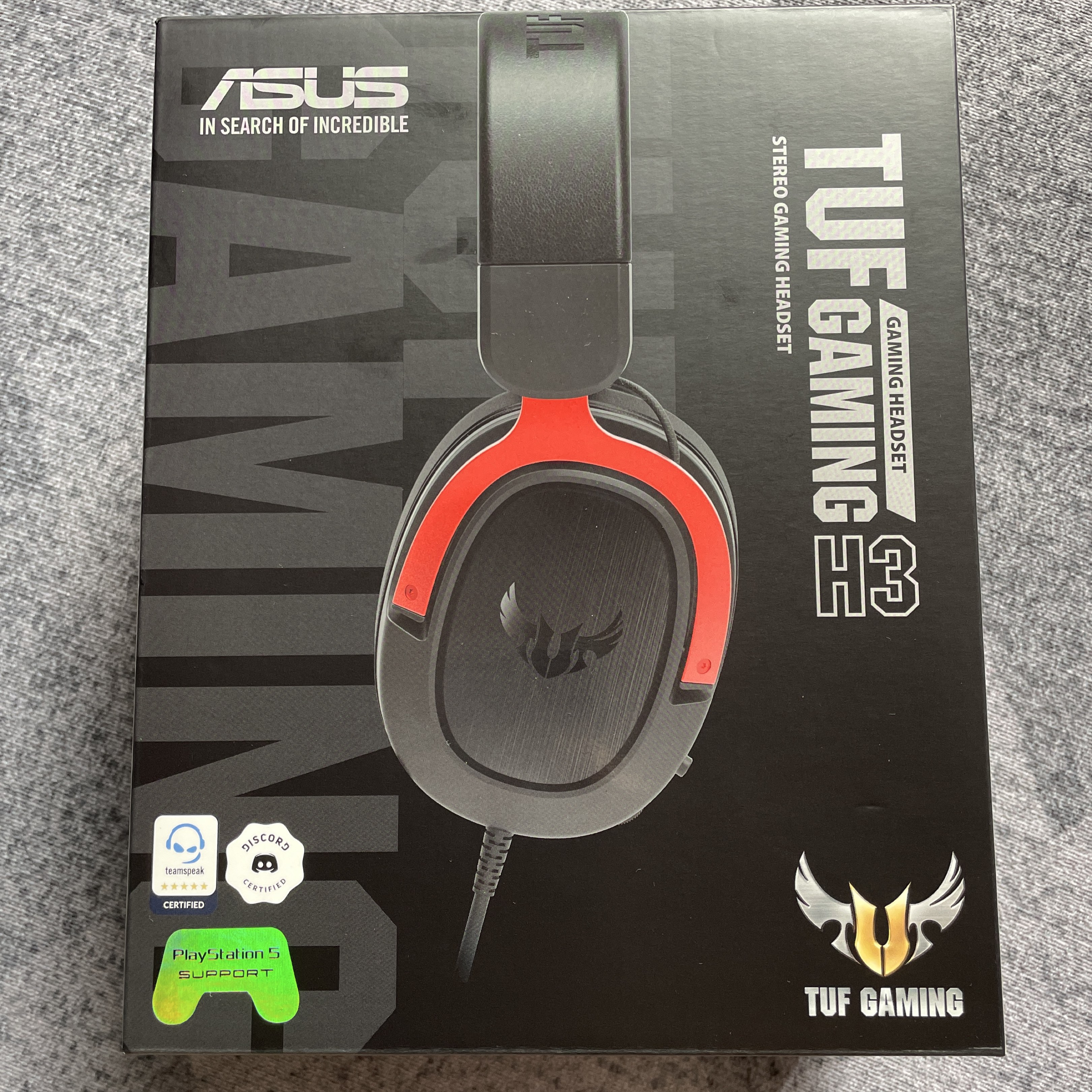 ASUS TUF Gaming H3 Stereo Gaming Headset, Audio, Headphones & Headsets ...