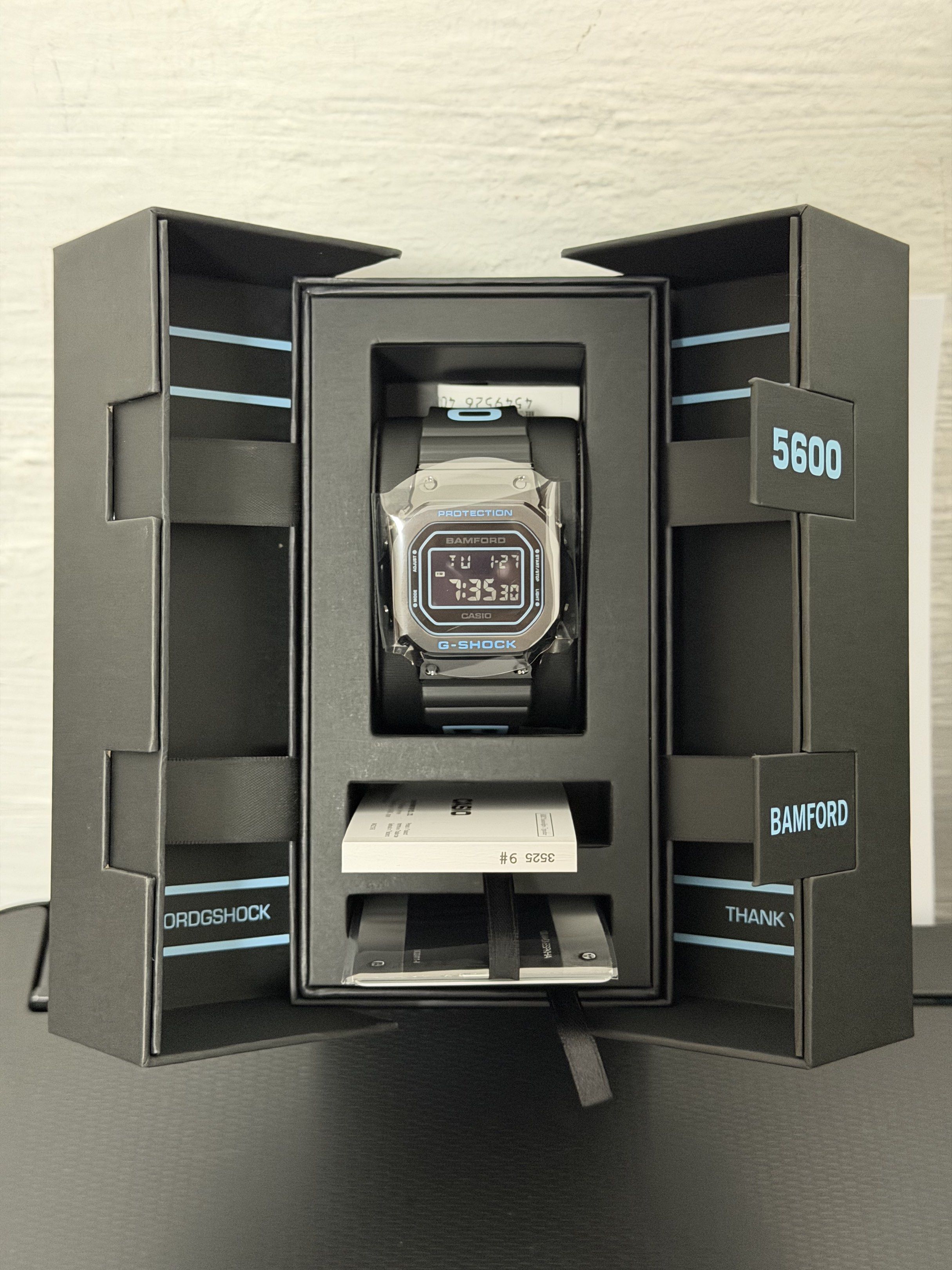 BAMFORD x Casio G-Shock GM-5600BWD [Special Box Set], Men's Fashion ...
