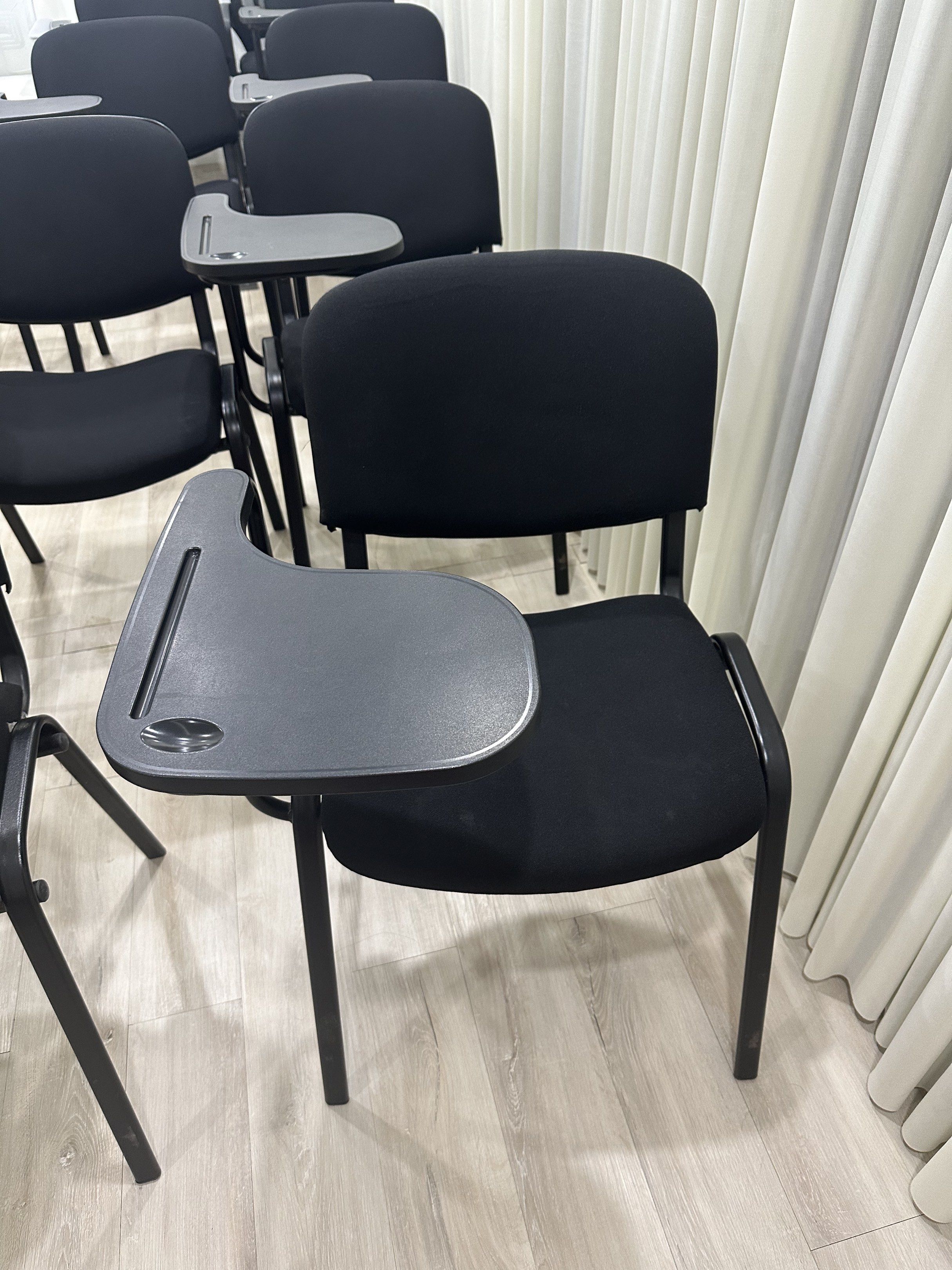 Black Classroom Chairs with Tablet, Furniture & Home Living, Furniture ...