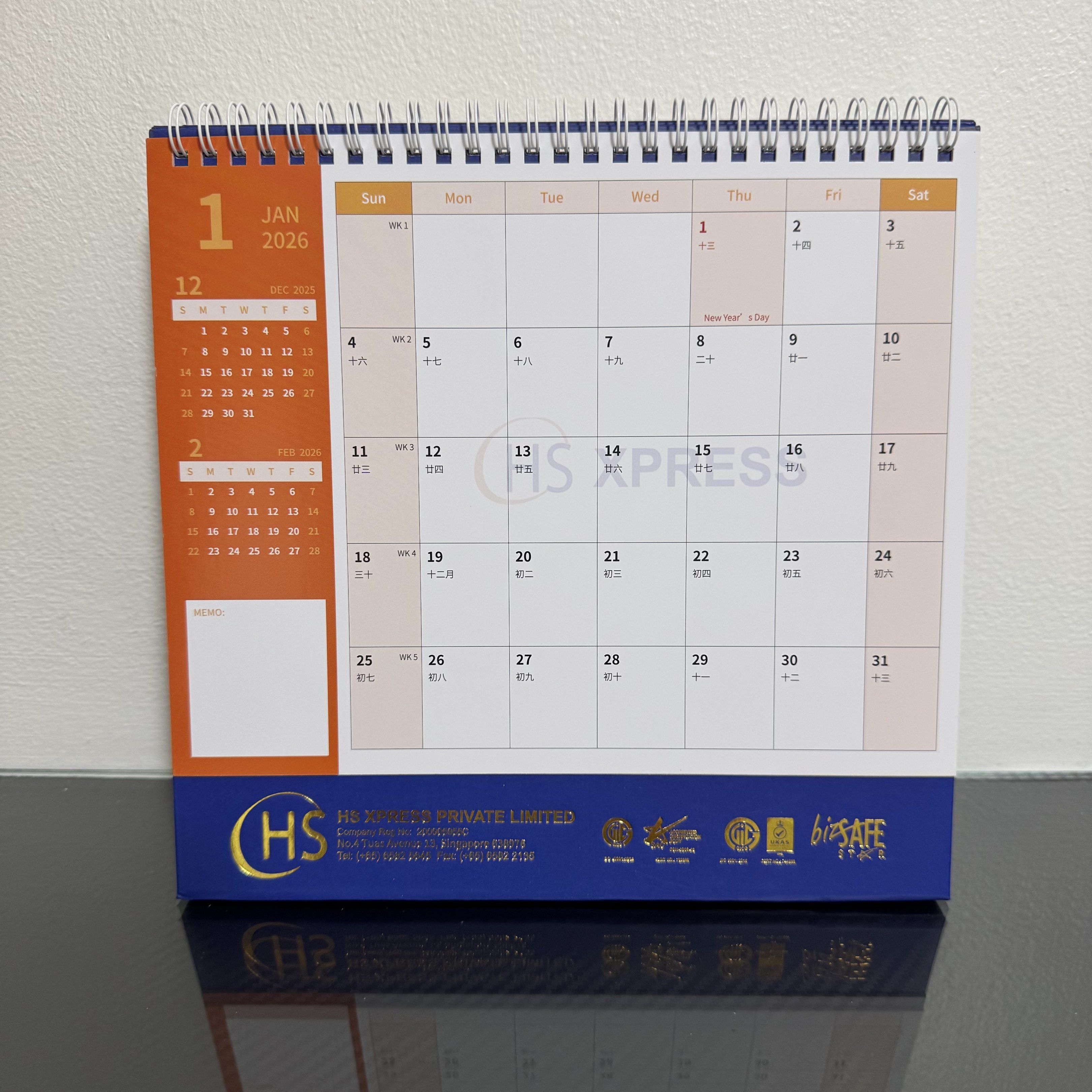 BN 2026 Desk Calendar, Hobbies & Toys, Stationery & Craft, Other ...