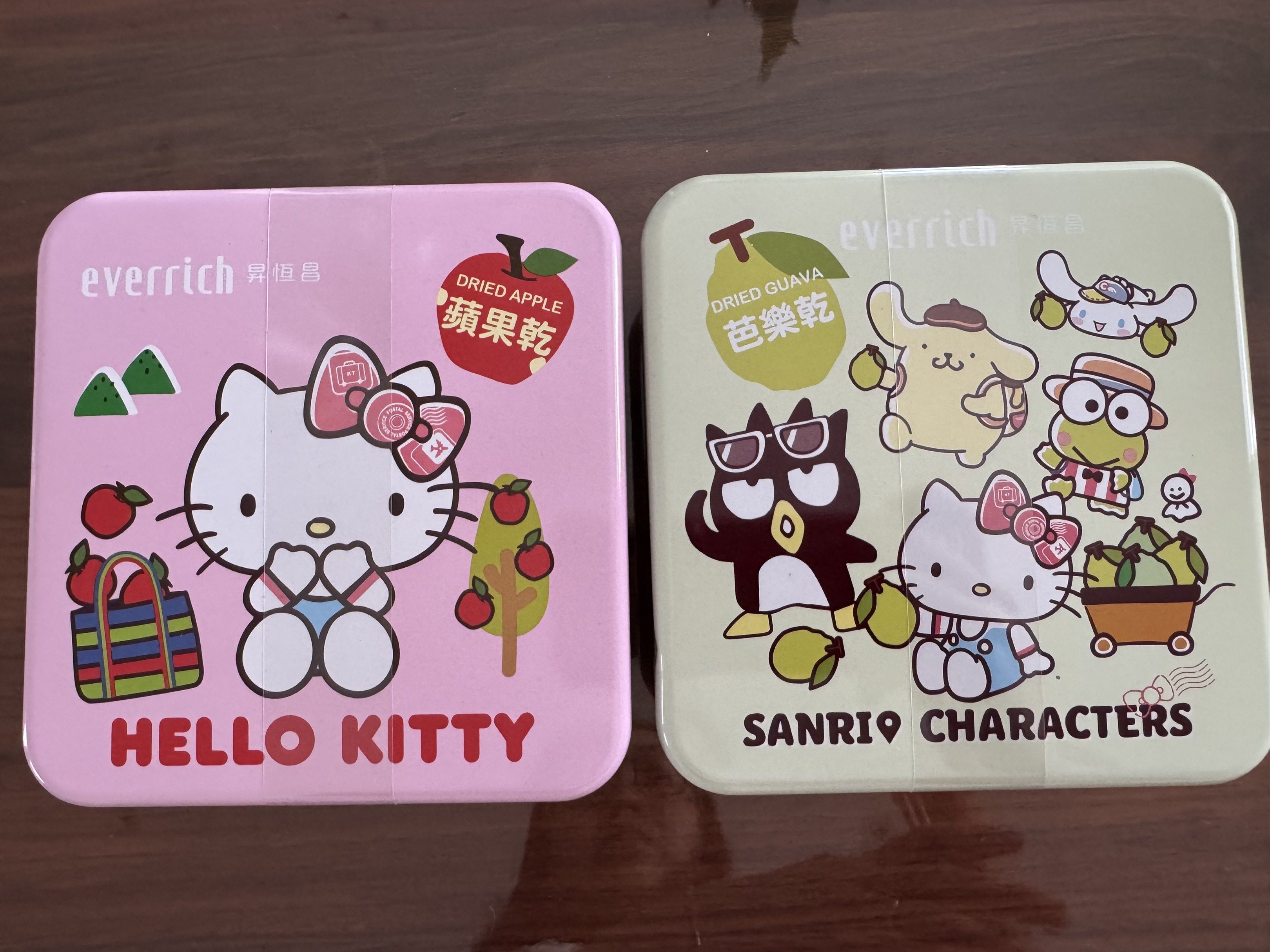Brand New Hello Kitty & Sanrio Characters Dried Fruit (Apple and Guava ...