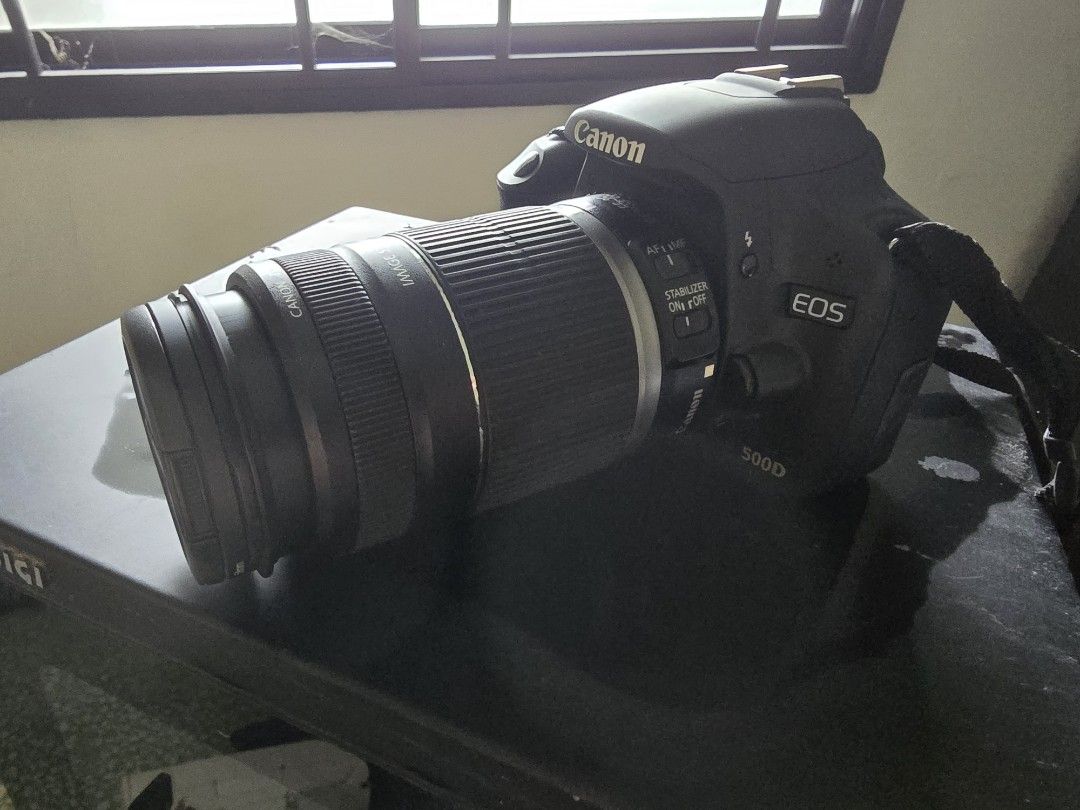 Canon EOS 500D DSLR Camera with Kit Lens, Photography, Cameras on Carousell