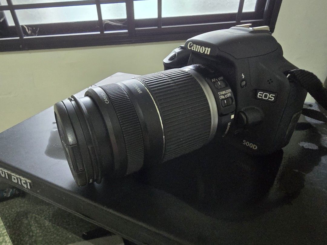 Canon EOS 500D DSLR Camera with Kit Lens, Photography, Cameras on Carousell
