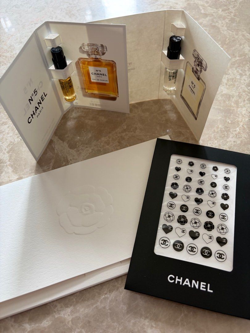 Chanel No. 5 Eau de Perfume and Eau de Toilette & Nail Stickers, Beauty ...