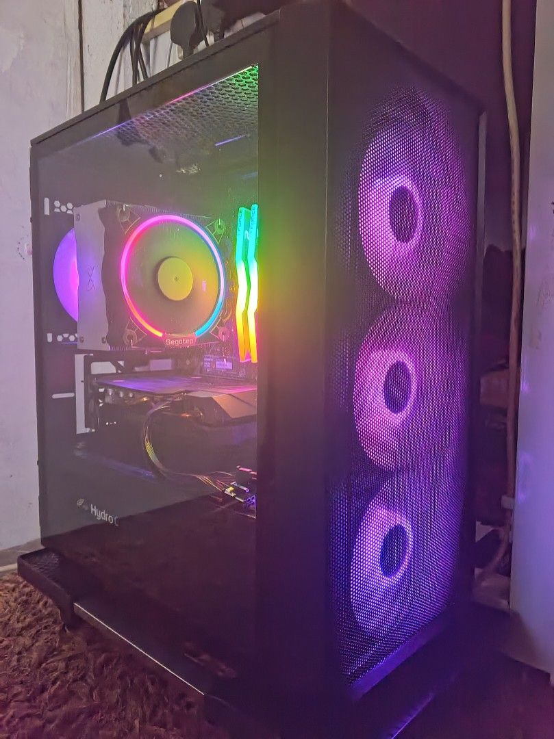 Custom Gaming PC AMD Ryzen 7 2700X + Gigabyte RTX 2060 with RGB Fans ...