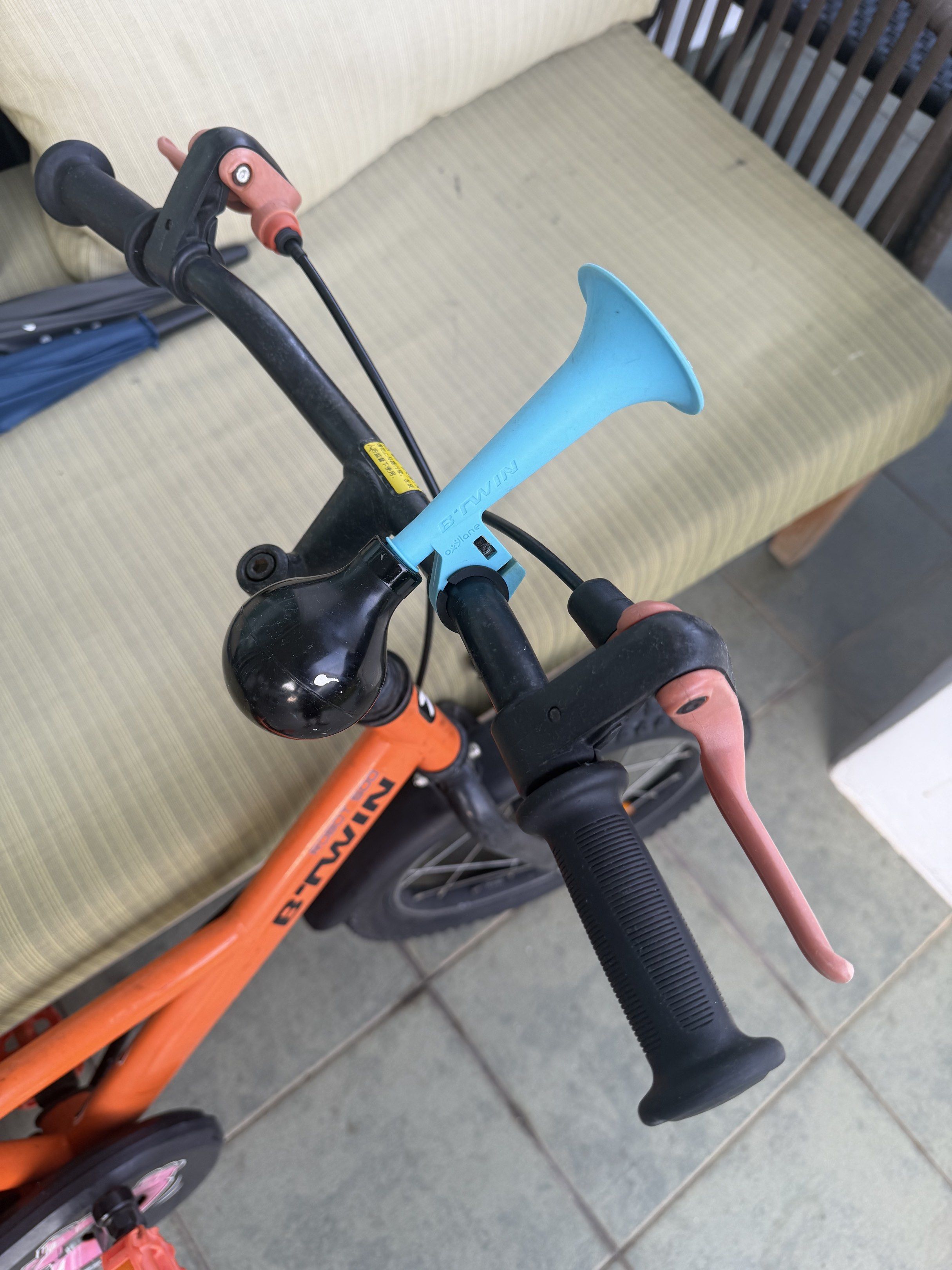 Decathlon BTWIN 16-inch Kids' Bike - Orange 16 inch, Sports Equipment ...