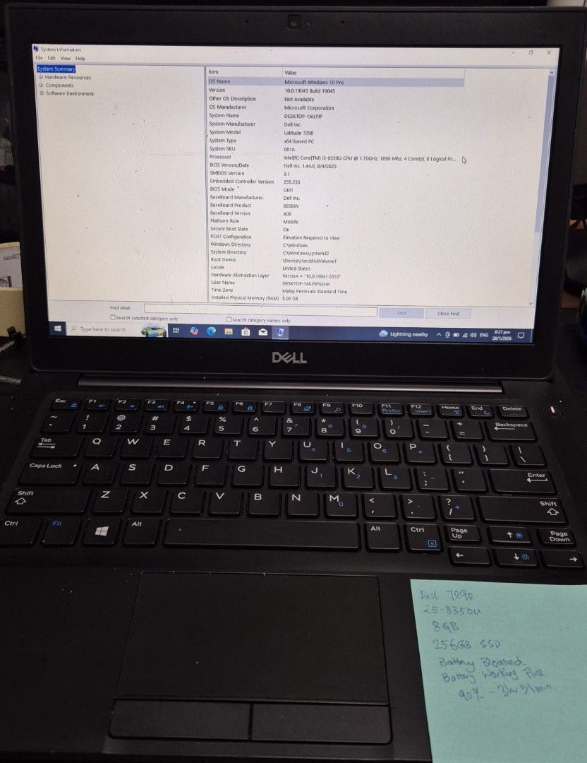 Dell Latitude 7290 Laptop, Computers & Tech, Laptops & Notebooks on ...