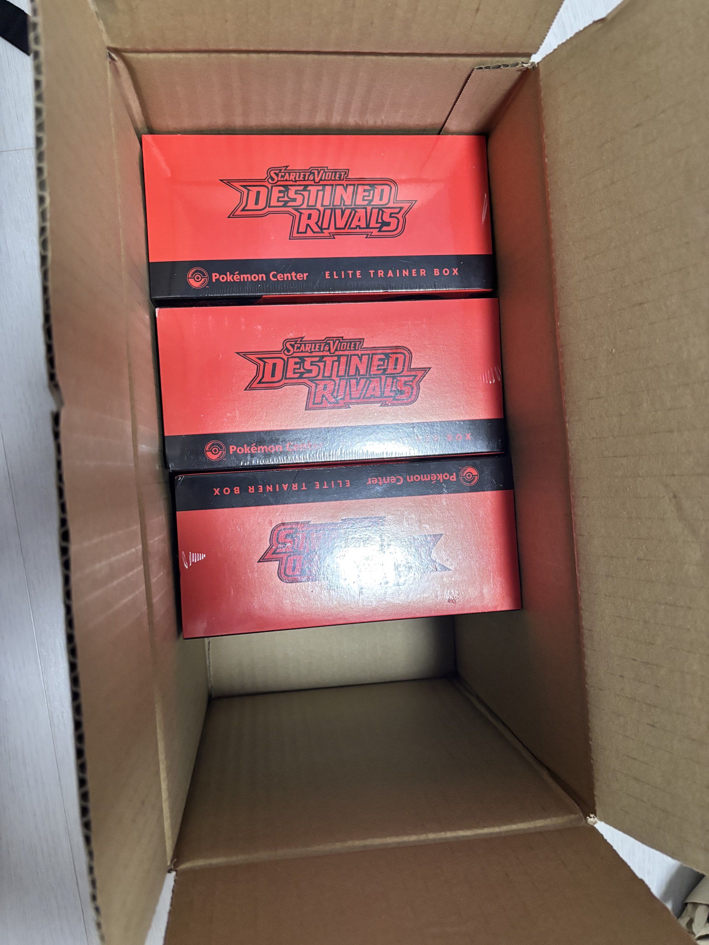 Shrinked Destined Rivals PC ETB Pokemon Center Scarlet & Violet Elite ...