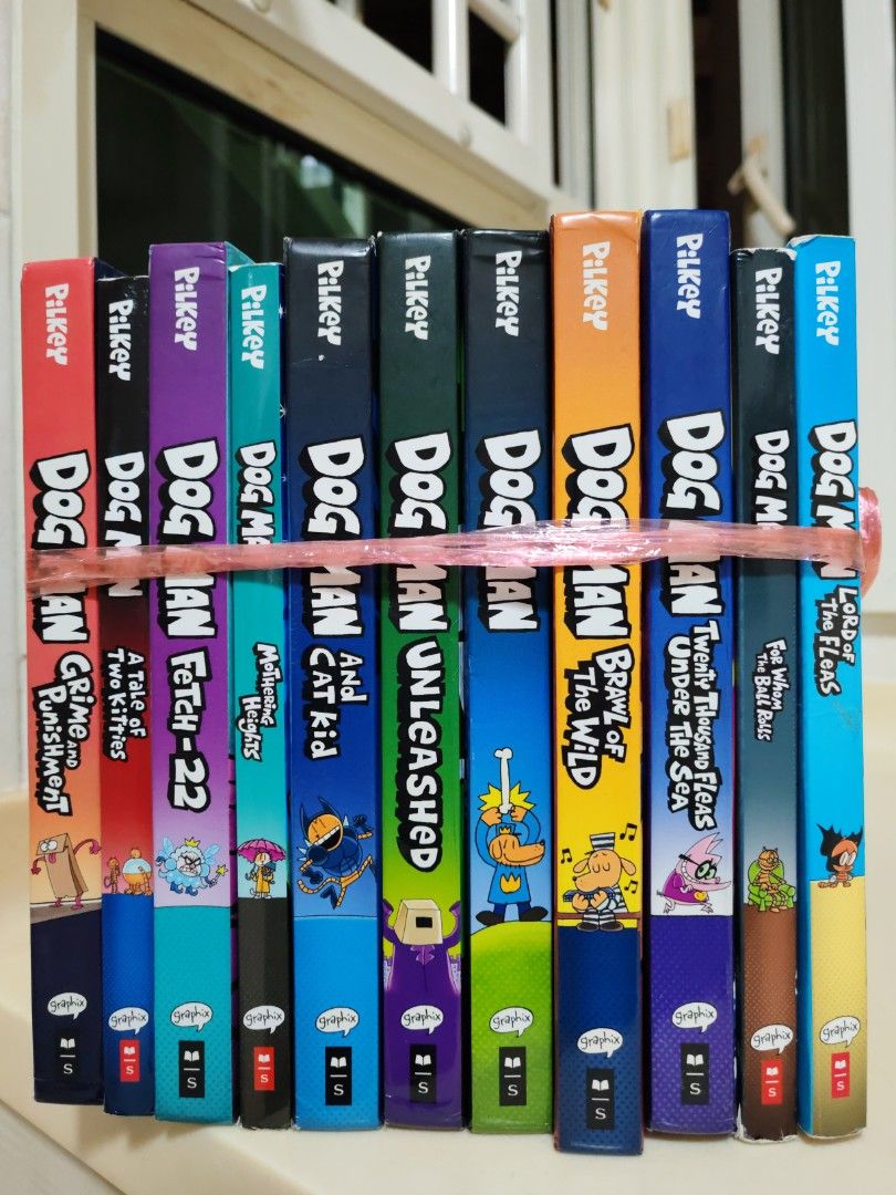 Dog Man Book Series by Dav Pilkey, Hobbies & Toys, Books & Magazines ...