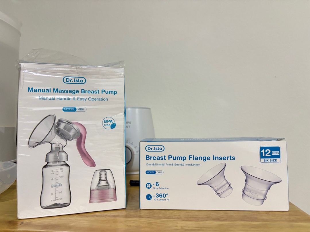 Dr Isla manual pump flange inserts, Babies & Kids, Maternity Care on ...