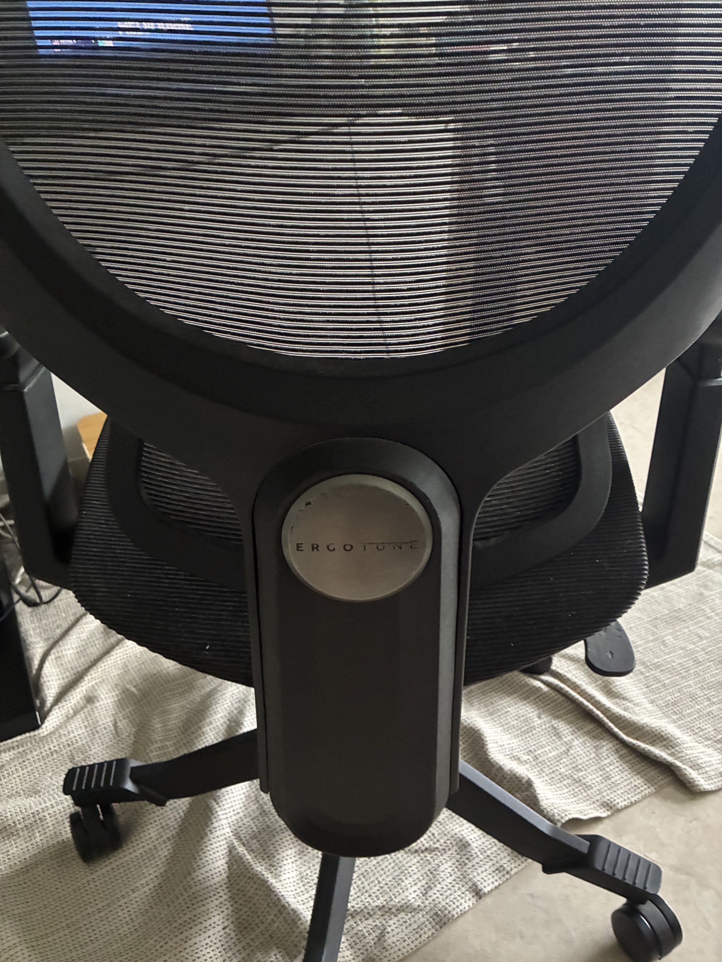 Ergotune Ergonomic Office Chair - Black, Furniture & Home Living ...