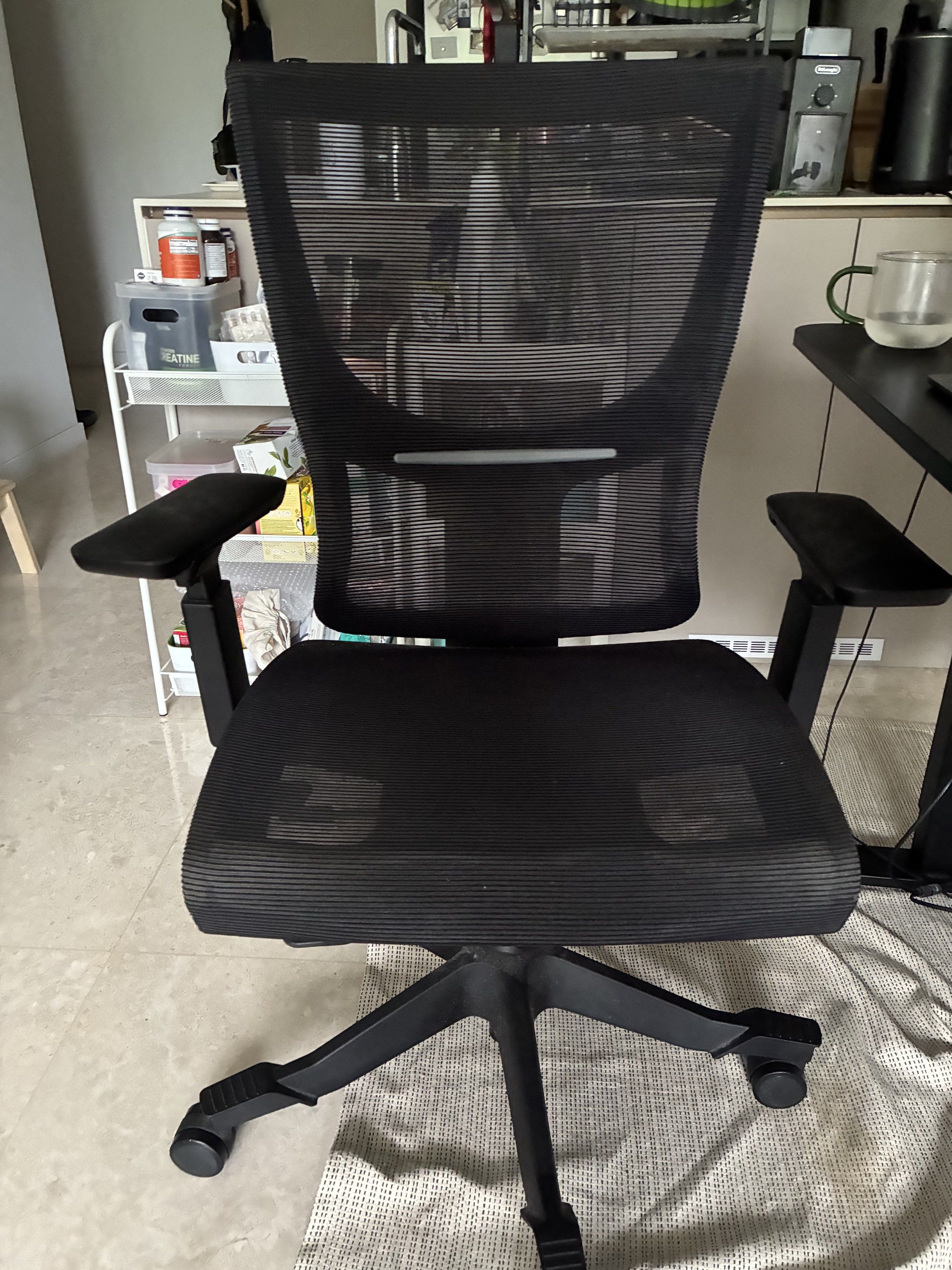 Ergotune Ergonomic Office Chair - Black, Furniture & Home Living ...