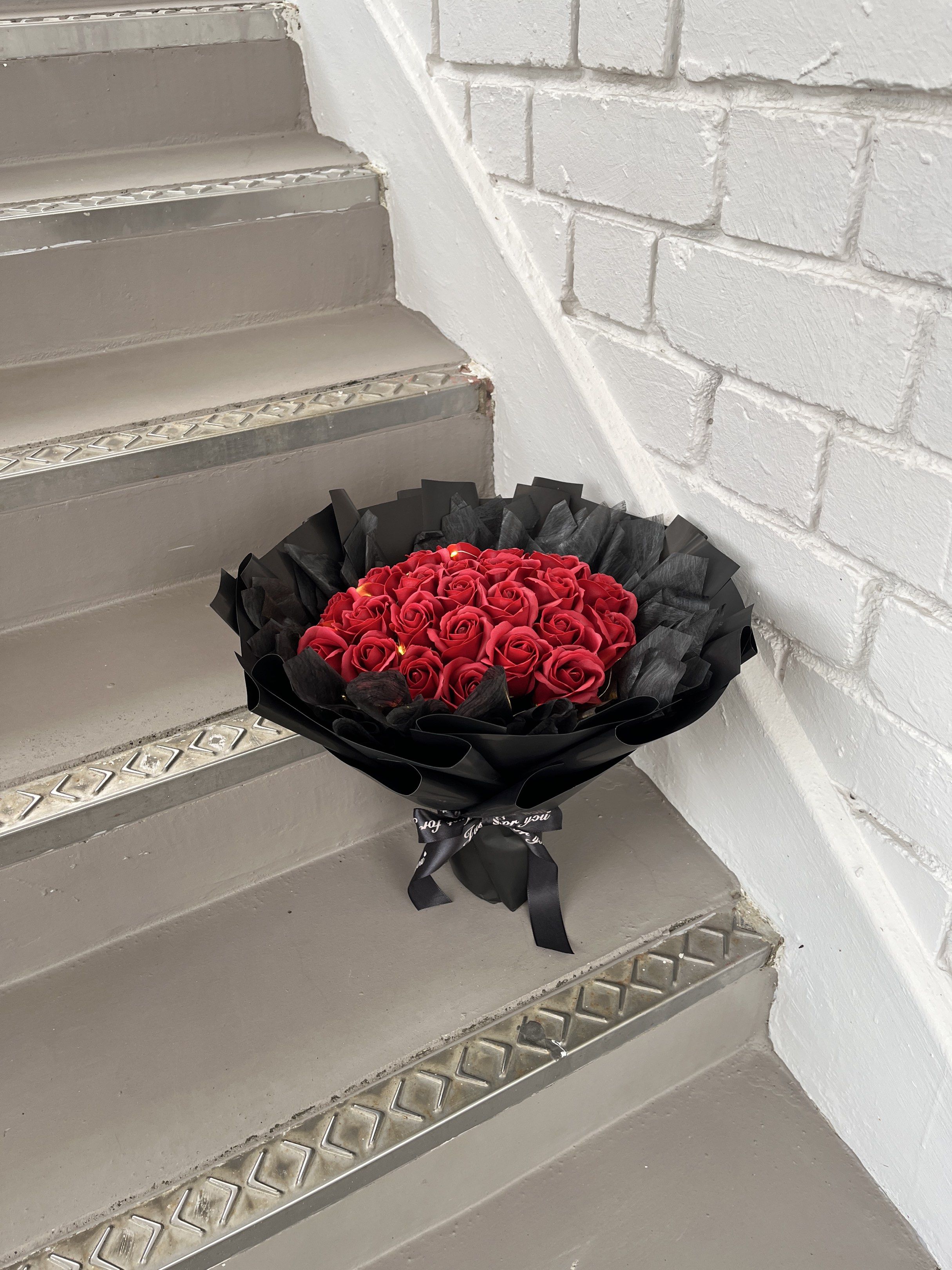 🔥FREE DELIVERY🔥 Valentine's Day Preserved Soap Flower Rose Bouquet ...