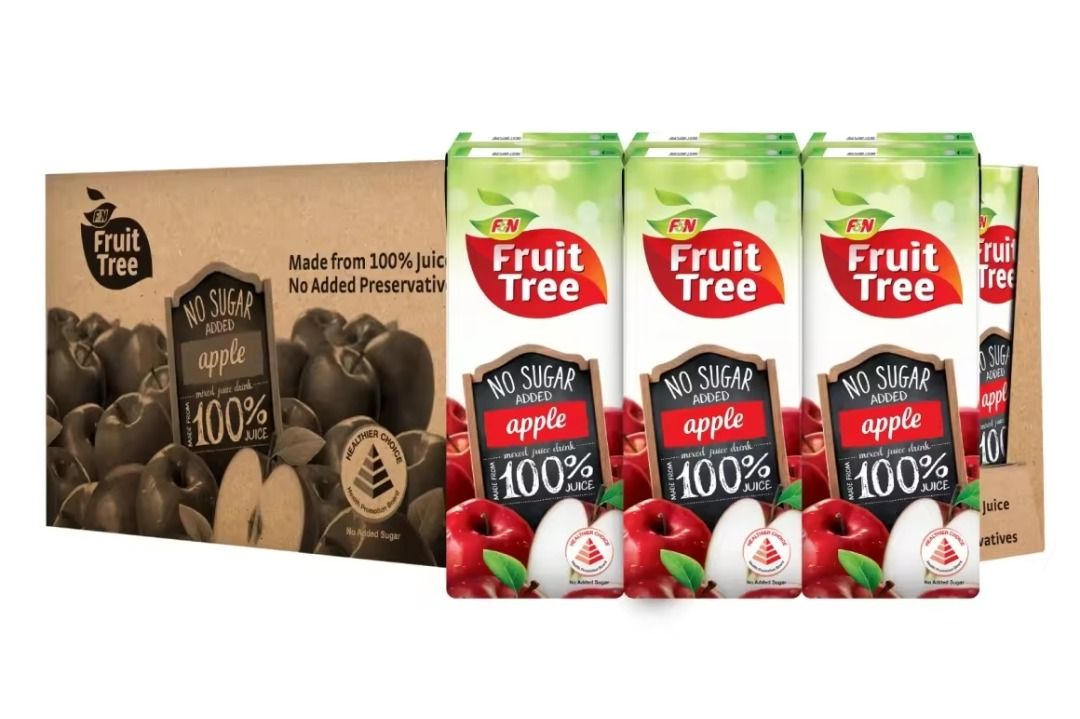 Fruit Tree Apple Juice, Food & Drinks, Beverages on Carousell