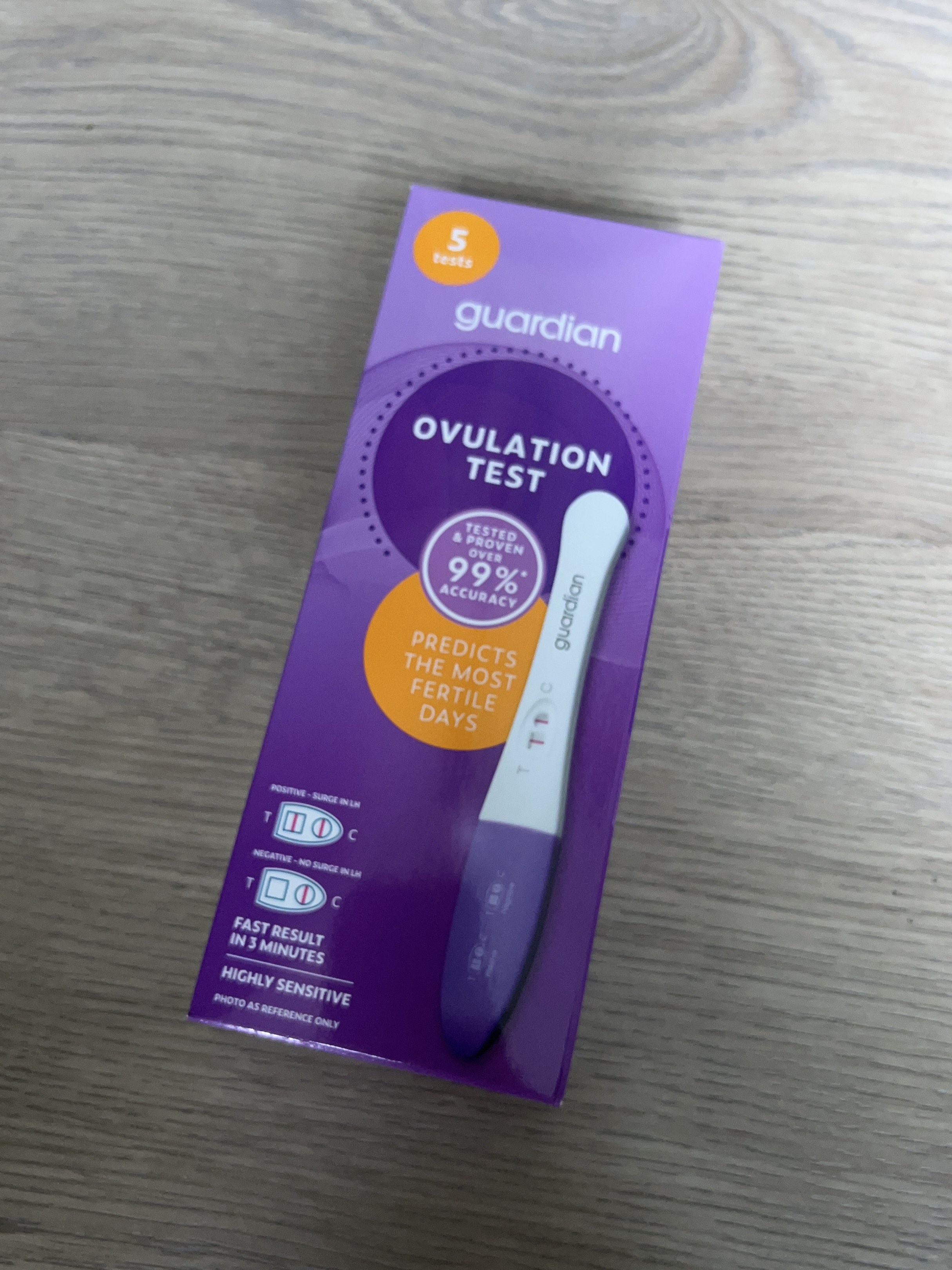 Guardian Ovulation Test - 5 Tests, Health & Nutrition, Medical Supplies ...