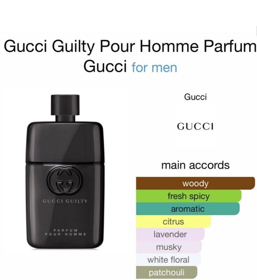 Gucci Guilty Parfum Pour Homme Mens/ Gucci Guilty EDP Pour Femme Women ...
