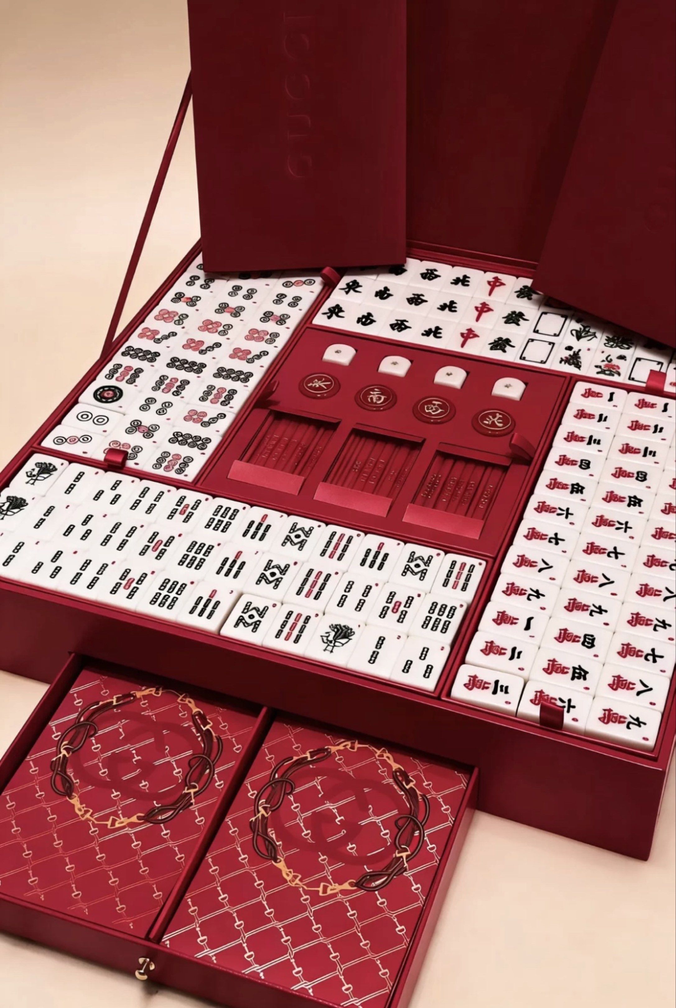 GUCCI VIP CNY MAHJONG SET, Hobbies & Toys, Toys & Games on Carousell