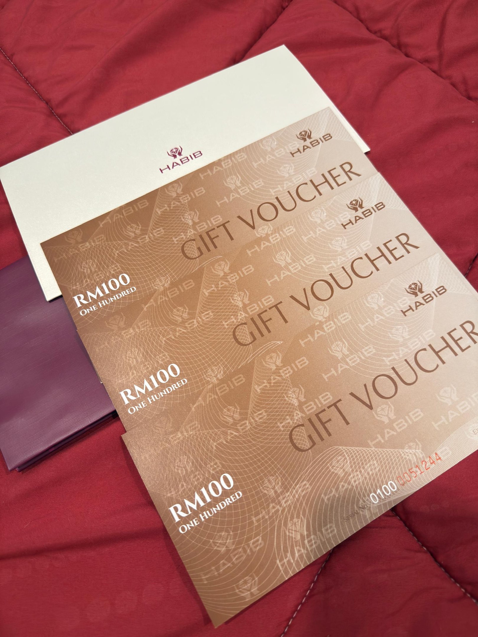 Habib Gift Voucher RM300, Tickets & Vouchers, Vouchers on Carousell