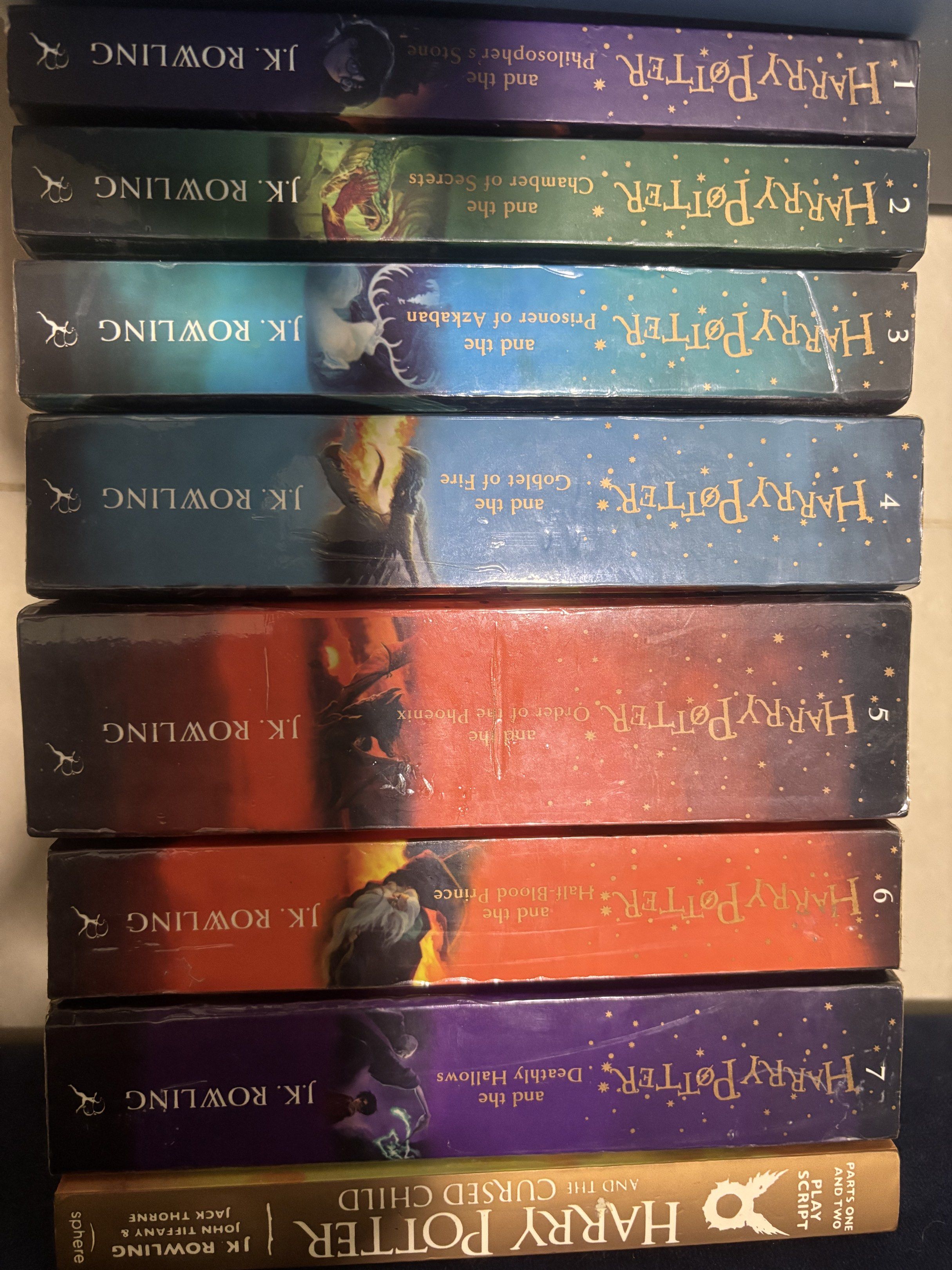 Harry Potter Book Series - Complete Set, Hobbies & Toys, Books ...