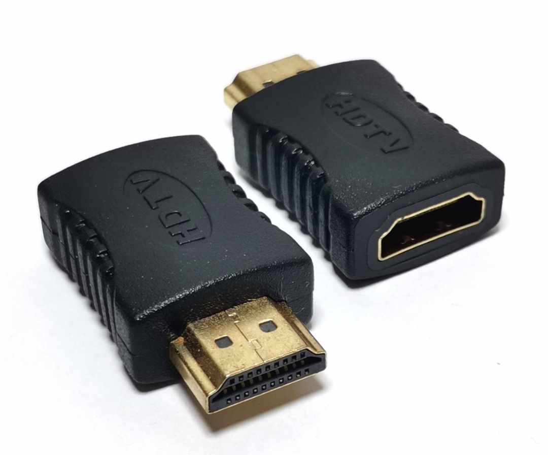 HDMI Female - HDMI Male Joint Connector HDMI to HDMI Adapter Extender ...