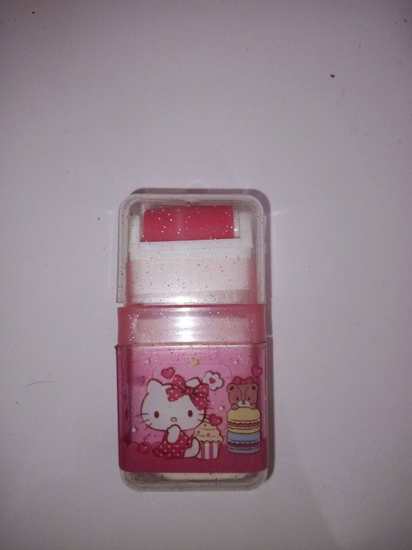 Hello Kitty Eraser w roller, Hobbies & Toys, Stationery & Craft, Stationery & School Supplies on ...