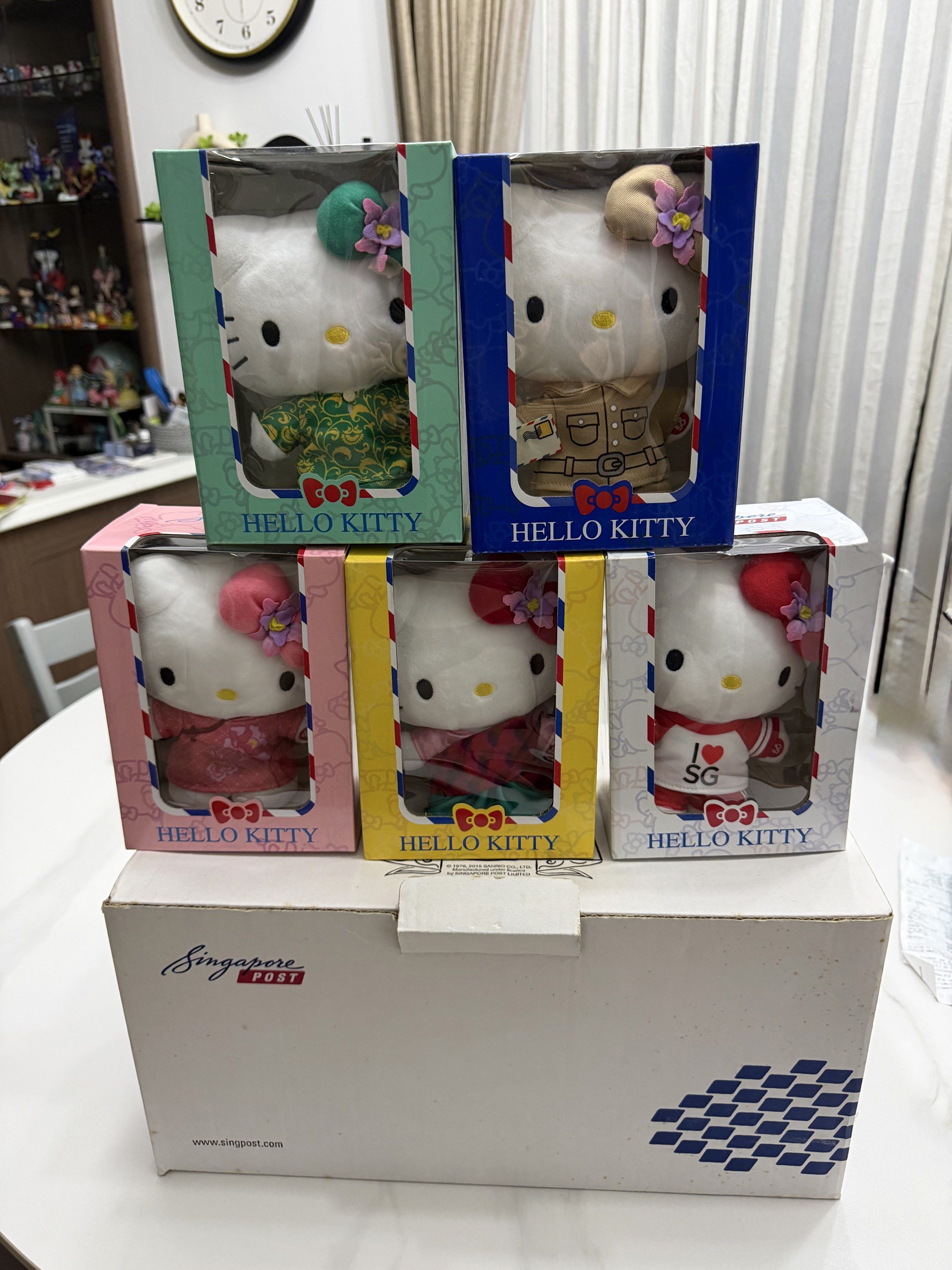 Hello Kitty Singapore Post Limited Edition Plush Toys, Hobbies & Toys ...