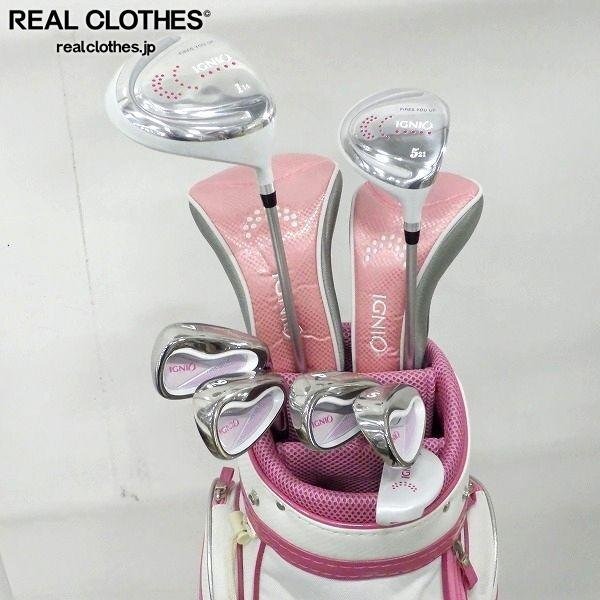 IGNIO Women's Half Golf Club Set (7 Clubs) Flex: L (Includes Caddy Bag ...