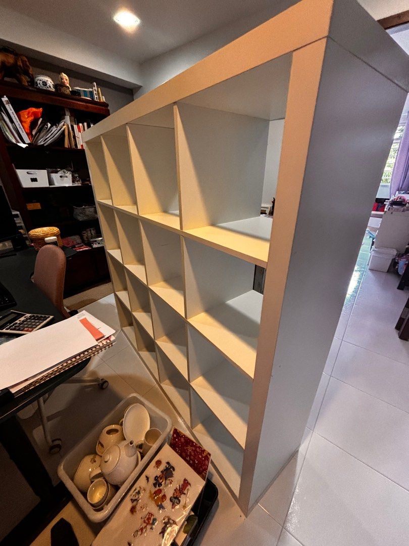 IKEA Kallax Shelving Unit - White, Furniture & Home Living, Furniture ...