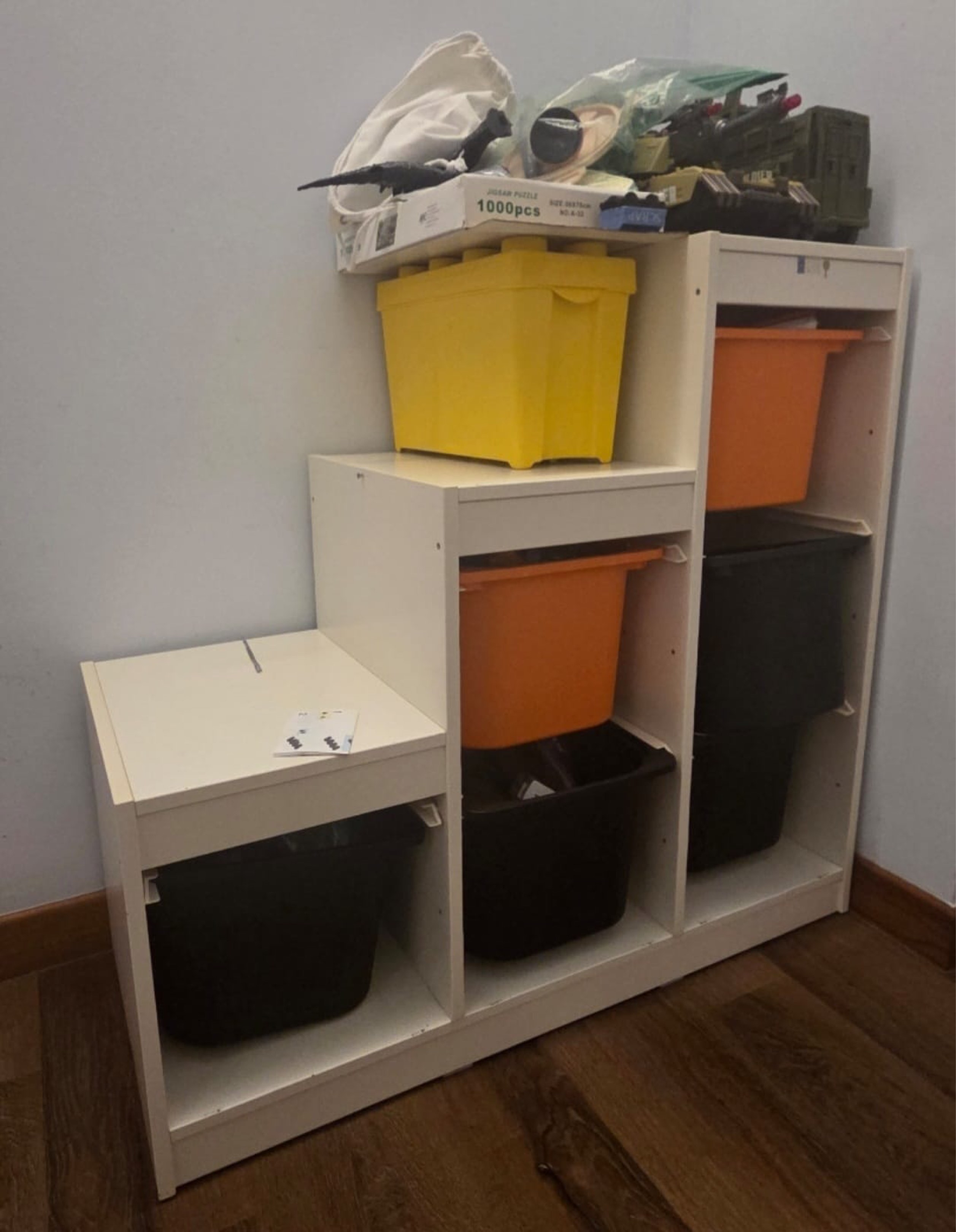 IKEA Step Storage Unit with Bins, Furniture & Home Living, Furniture ...