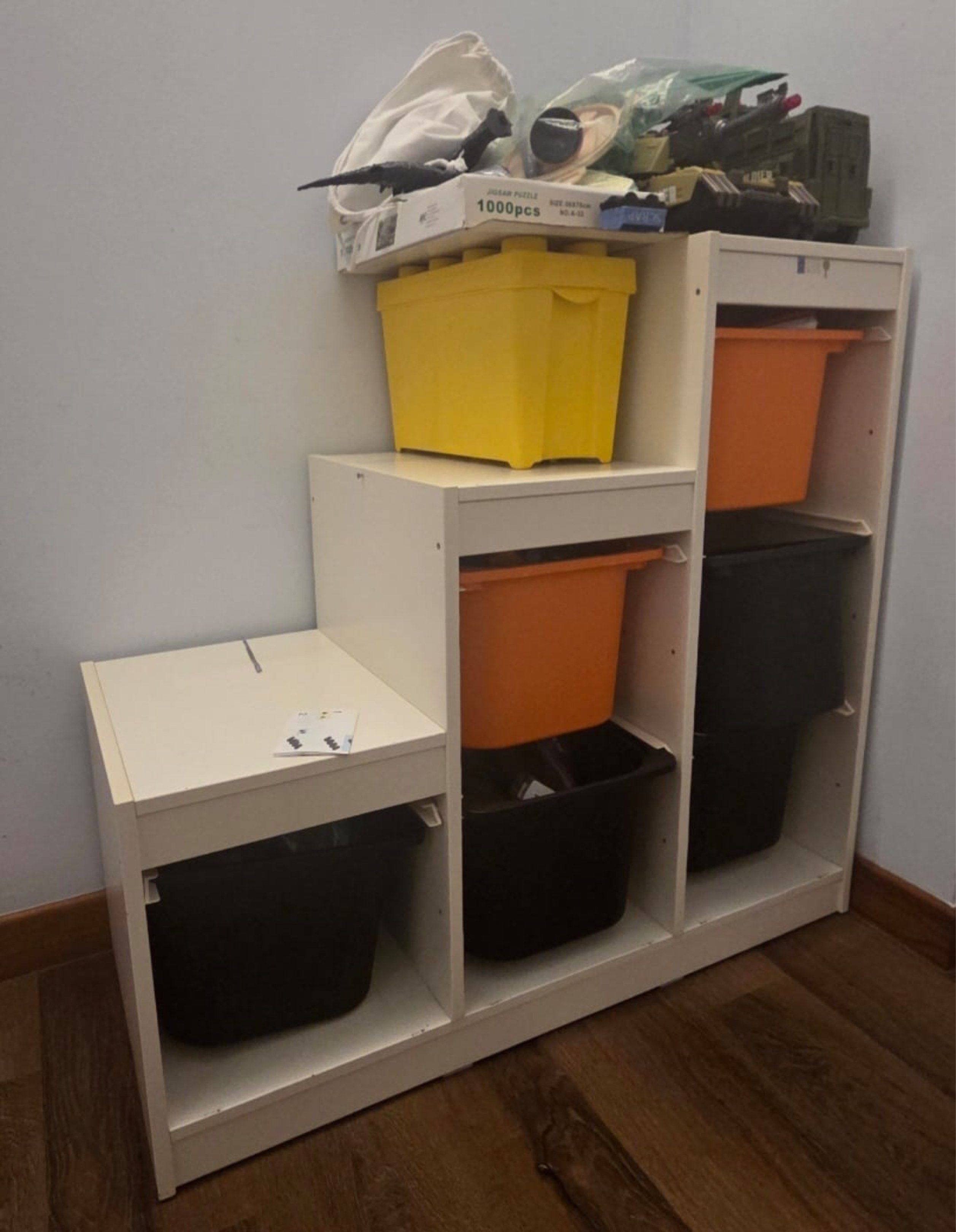 IKEA Step Storage Unit with Bins, Furniture & Home Living, Furniture ...