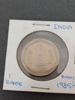 1983 Indian 1 Rupee Coin, Hobbies & Toys, Memorabilia & Collectibles ...