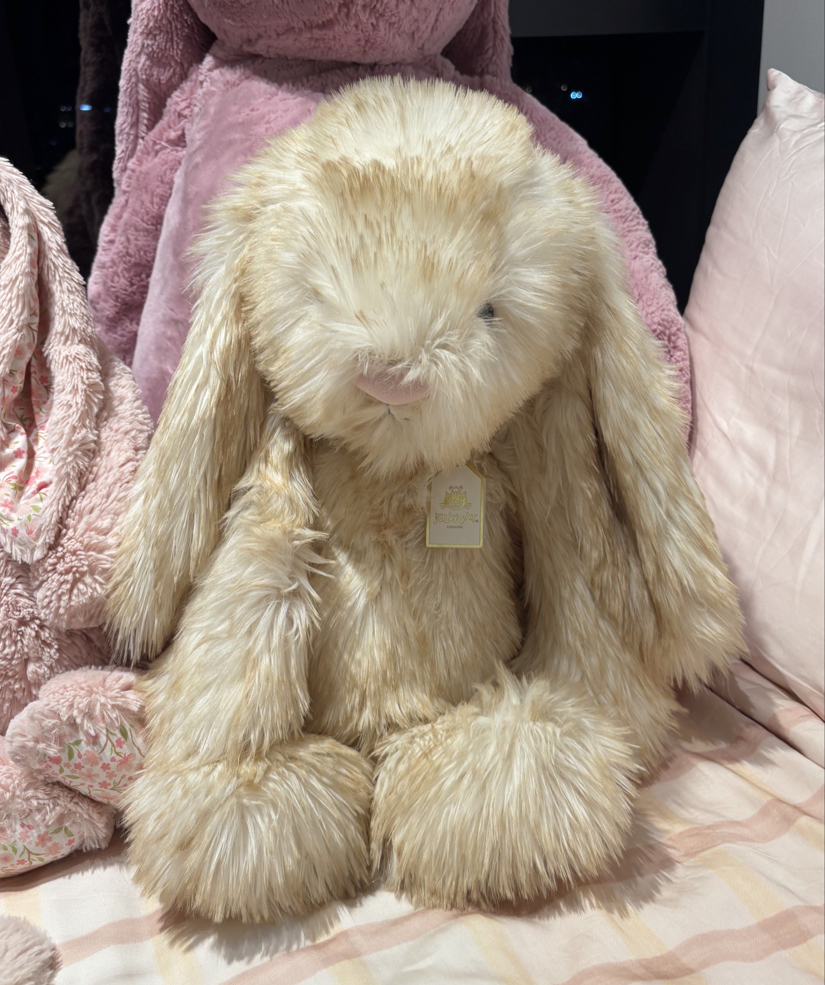Jellycat Springlowe Luxe Bunny (READY STOCK), Hobbies & Toys, Toys ...