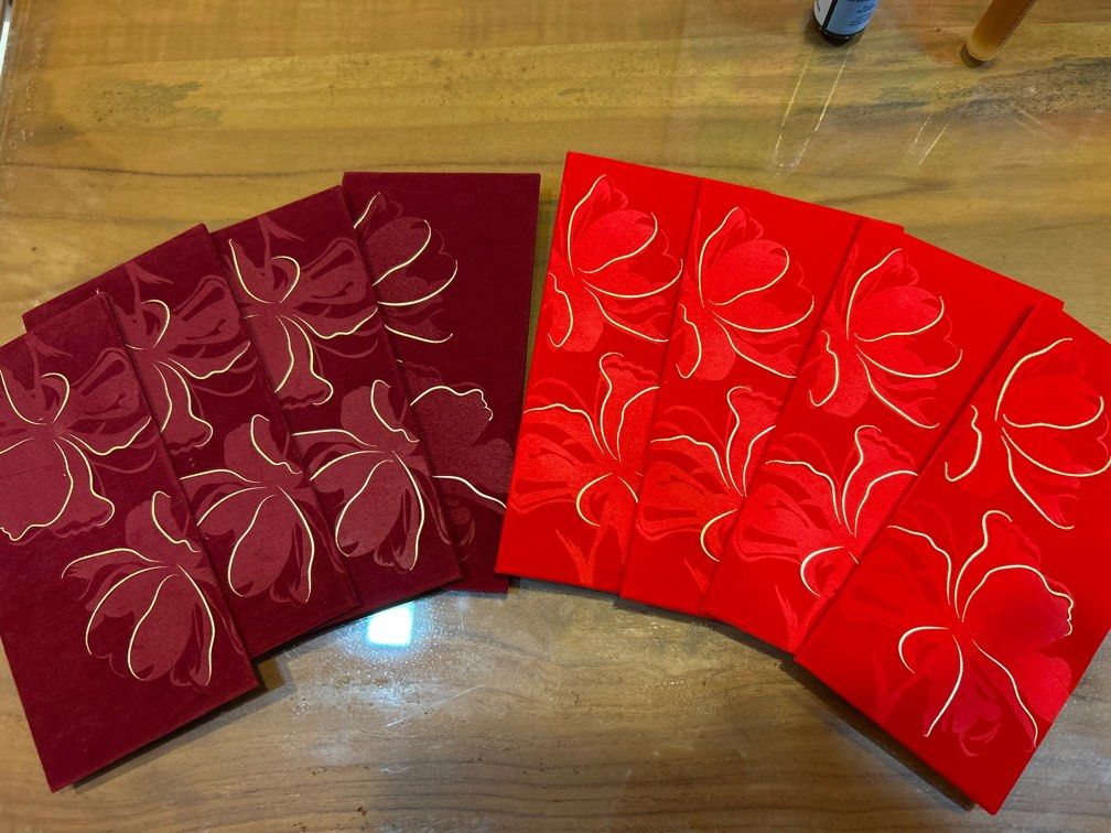 JW Marriott Suede Red Packets, Hobbies & Toys, Stationery & Craft ...