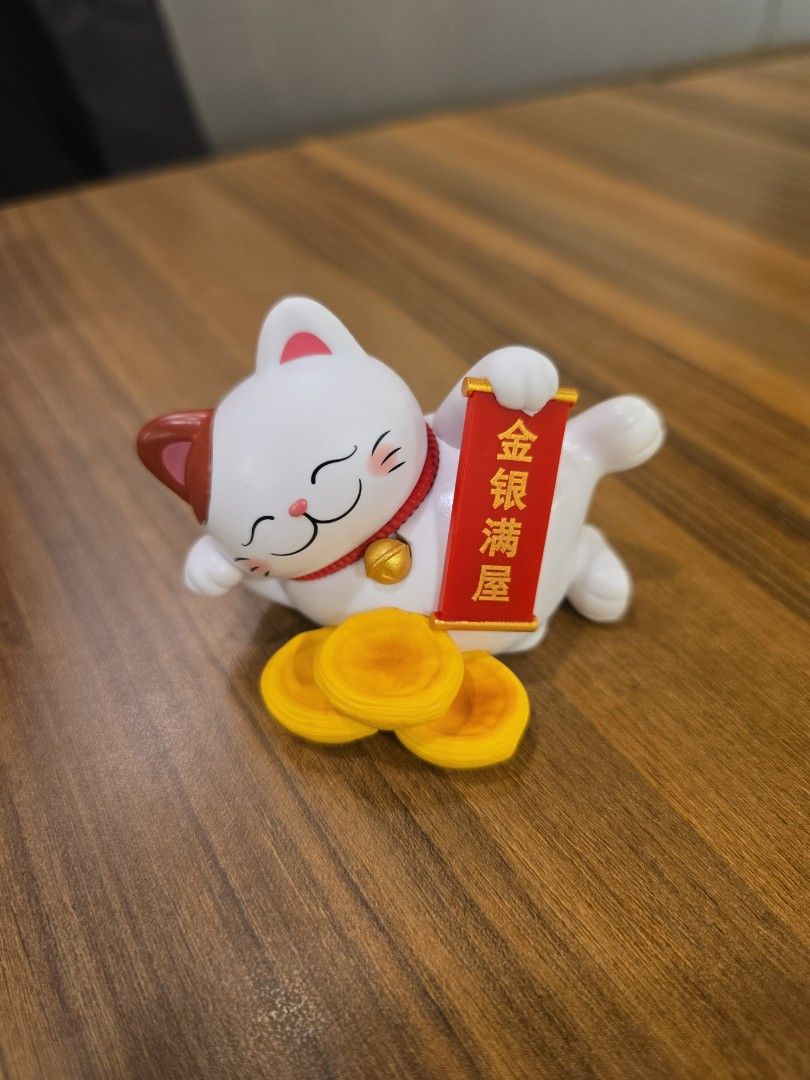 KFC Huat Paws Lucky Cat Figurine, Hobbies & Toys, Toys & Games on Carousell